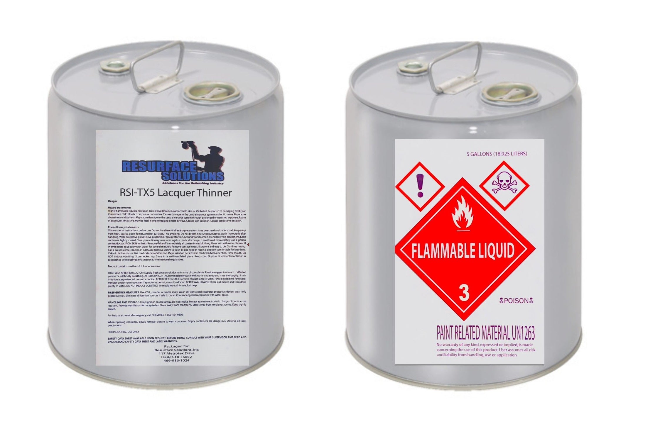RSI Lacquer Thinner 5/Gallon – Resurface Solutions